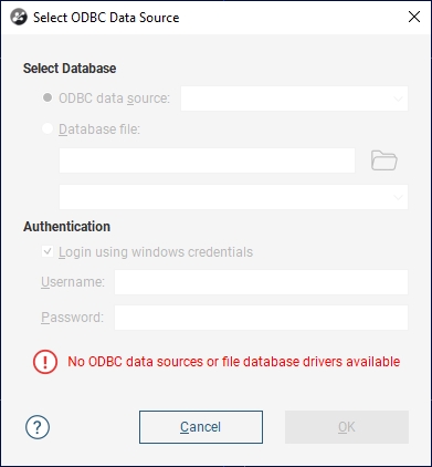 In the dropdown below the selected gINT file, make sure gINT Project ...